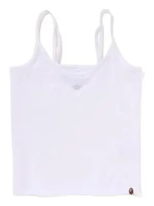 A BATHING APE Crystal Twin Sta Camisole - White