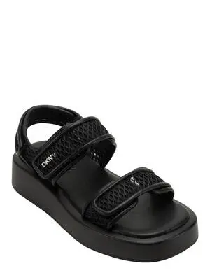 Dkny Owyn Platform Sandals - Black