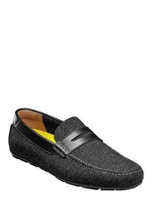 Florsheim Motor Knit Driving Loafer - Black