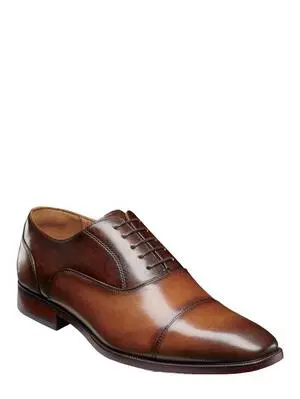 Florsheim Sorrento Lux Cap Toe Oxford - Cognac Multi