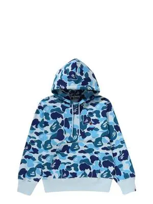 A BATHING APE Abc Camo One Point Pullover Hoodie - Blue