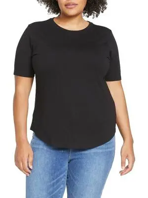 Universal Standard Universal Standard Light As Air Tee Rex T-Shirt Black