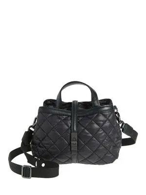 Mz Wallace Mini Astor Diamond Quilted Bag - Black