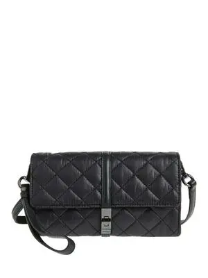 Mz Wallace Astor Diamond Quilted Nylon Convertible Crossbody Bag - Black
