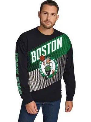 Tommy Hilfiger Boston Celtics Lucas Long Sleeve T-shirt - Black