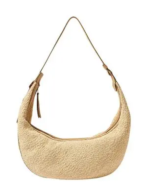 KHAITE Augustina Raffia Shoulder Bag