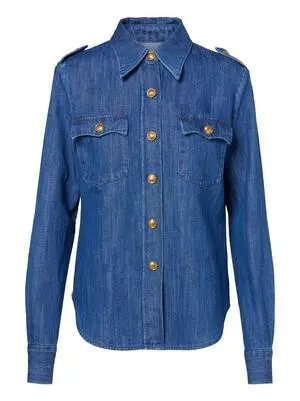 Valentino Garavani Denim Shirt - Blue