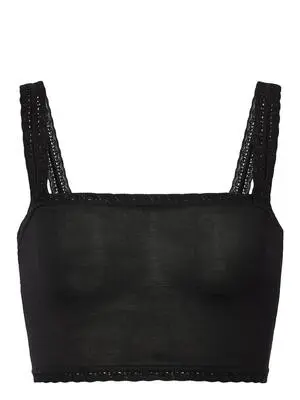 DOLCE & GABBANA Dolce&Gabbana Knitted Silk Crop Top