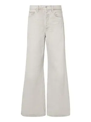 AGOLDE Dame High-rise Flared Jeans - White
