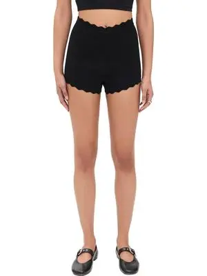 NIA Mazzy Knit Shorts - Black