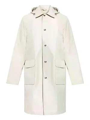 Eleventy Hooded Trench Coat - Neutrals
