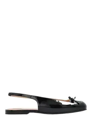NODALETO Bulla Node Slingback Ballet Flats - Black