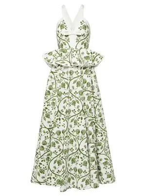 Giambattista Valli Cotton Maxi Dress - White