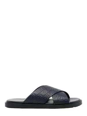 FERRAGAMO Monogram Sandals - Blue
