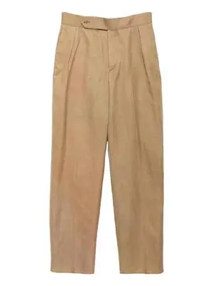LARDINI Straight-leg Chinos - Brown