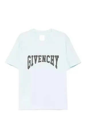 Givenchy Logo-patch T-shirt - Blue