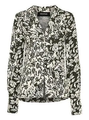 Whistles Floral-print Button-down Blouse - Multi-coloured