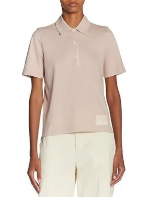Moncler Logo Polo T-shirt - Light Pink