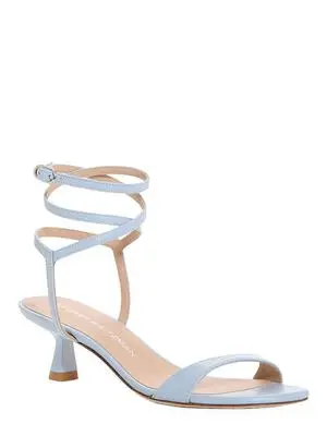 STUART WEITZMAN Nudist 50 Wrap Sandals Cielo