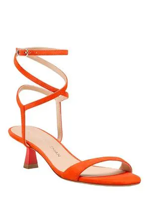 STUART WEITZMAN Nudist 50 Wrap Sandals Paradise
