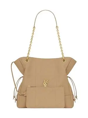 Saint Laurent Small Jamie Shopping Shoulder Bag - Clear Beige