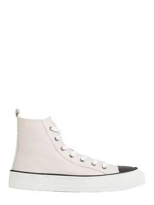 Brunello Cucinelli Canvas High-top Sneakers - Ecru