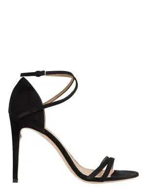 FERRAGAMO Ferragamo Ines X5 Suede Sandals Black