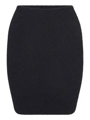 Hunza G Mini Skirt - Black