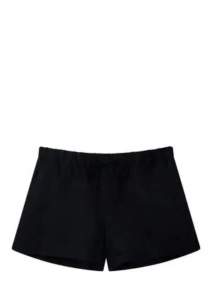 Hunza G Hunza G Linen Shorts Black