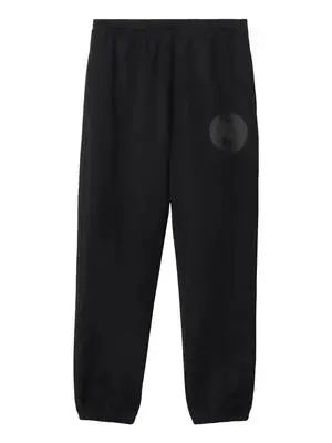 Burberry Equestrian Knight-print Track Pants - Black