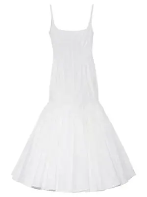 Jacquemus La Robe Agave Midi Dress - White