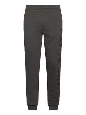 EA7 Pants Charcoal Size Cotton, Polyester - Grey