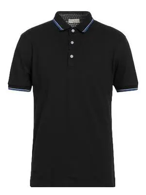CASHMERE COMPANY Polo Shirt Size Cotton - Black