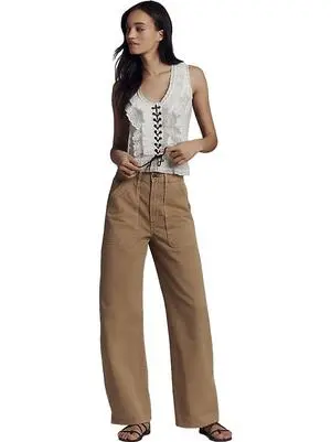 Citizens Of Humanity Ayla Cargo High-rise Wide-leg Pants - Heirloom