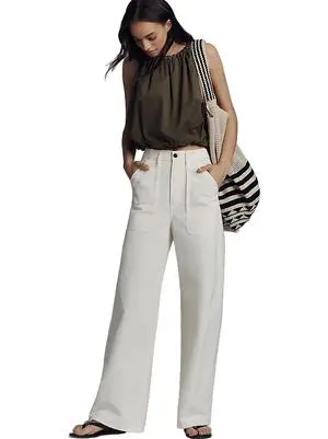 Citizens Of Humanity Ayla Cargo High-rise Wide-leg Pants - Pashmina
