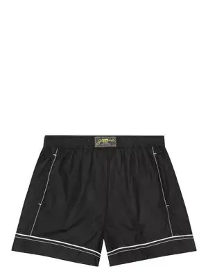 GANNI GANNI Logo-Patch Shorts