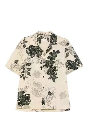 Moncler Floral-print Shirt - Neutrals