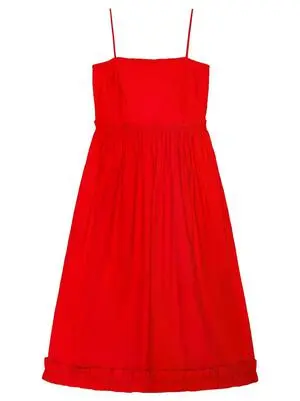 GANNI Midi Dress - Red