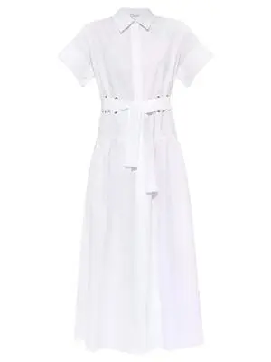 Max Mara Cotton Shirt Dress - White