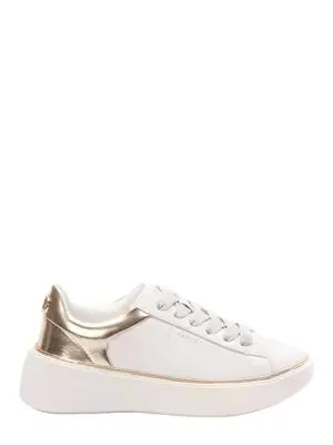 TWINSET Leather Sneakers - White