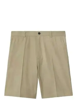 Burberry Cotton Chino Shorts - Neutrals