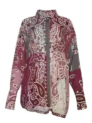 Attico Bandana Print Shirt - Red