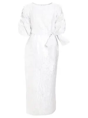 BARUNI Sedum Midi Dress - White