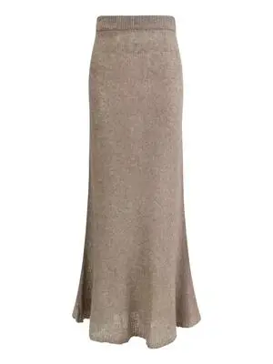 LISA YANG Kelsy Flared Skirt - Brown