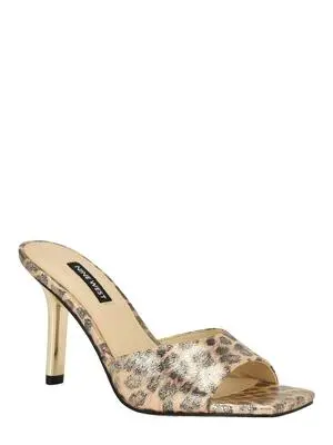 Nine West Nine West Disko High Heel Sandal Gold