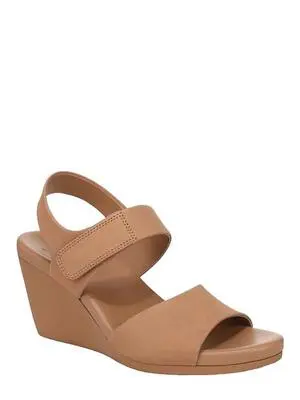 Naturalizer Imani Slingback Wedge Sandal - Cookie Dough