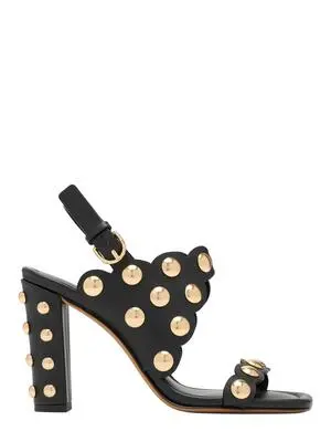 Ulla Johnson Vendome Studded High Heel - Noir