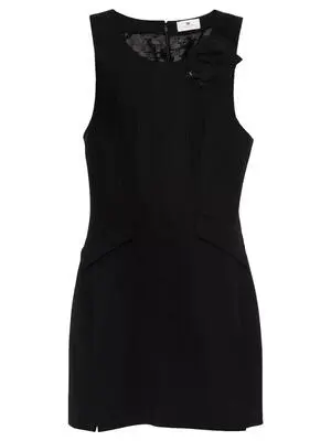 Elisabetta Franchi Sleeveless Mini Dress - Black