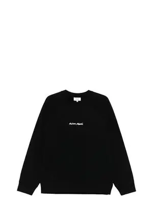 Maison Kitsuné Logo-embroidered Sweatshirt - Black