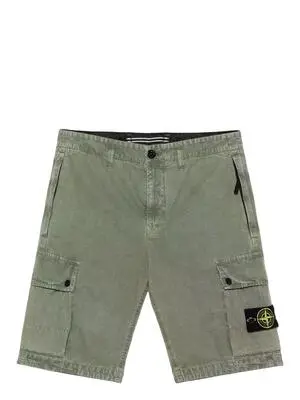Stone Island Stone Island Compass-badge Shorts Green